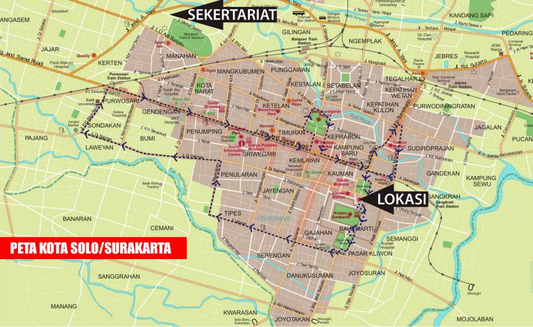 Peta Kota Surakarta - Web Sejarah