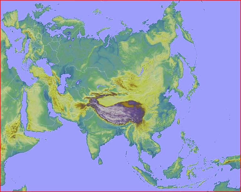 Peta Benua Asia: Karakteristik, Negara, Dan Keunikan Geografisnya - Web ...