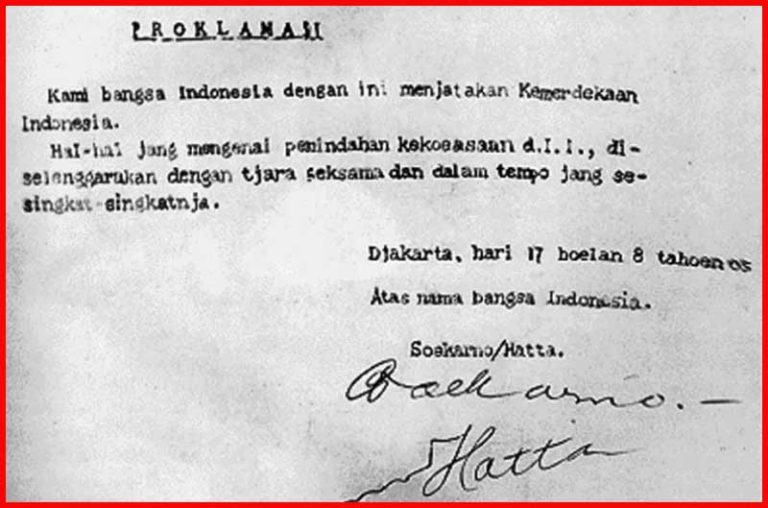 Proklamasi Kemerdekaan Indonesia 17 Agustus 1945, Awal Mula Indonesia ...